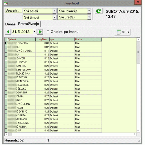 Programski paket "Radno vrijeme"